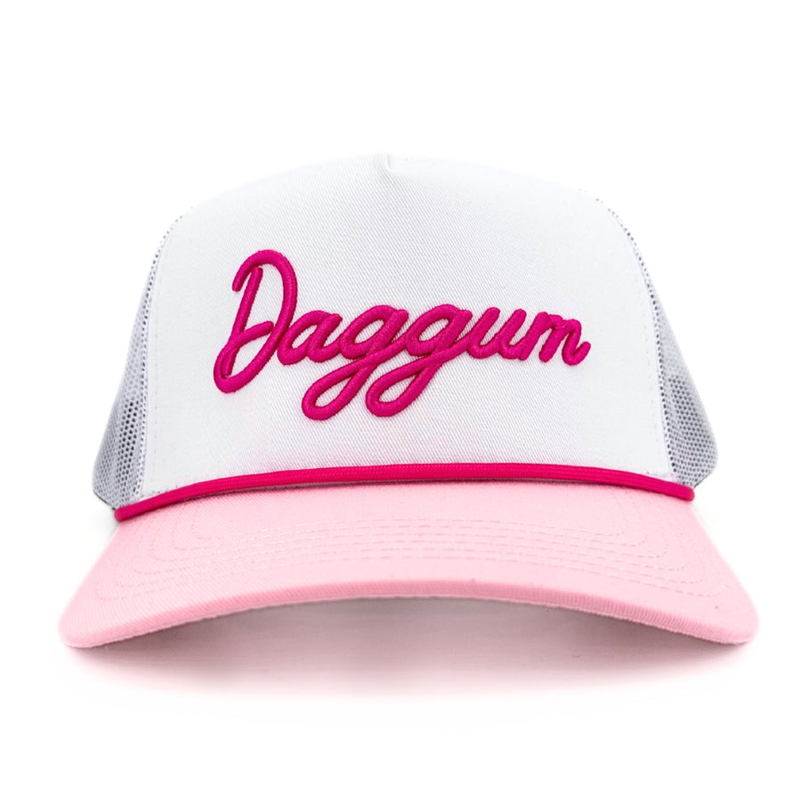 Daggum | White & Pink | Mesh – Dirt Pile Creative