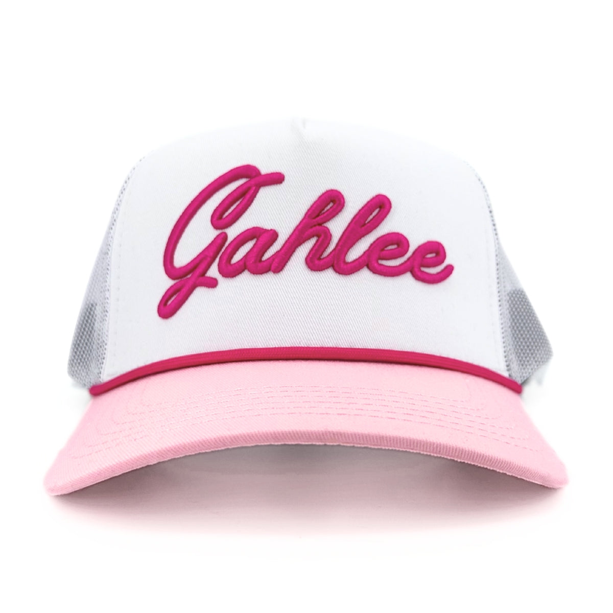 Gahlee | White & Pink | Mesh – Dirt Pile Creative